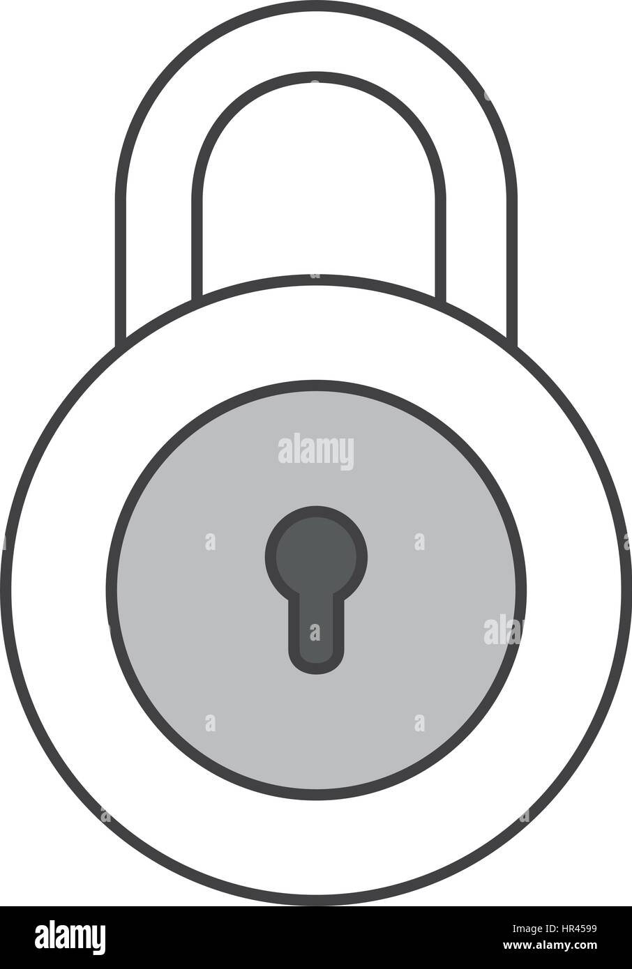 Circular lock Stock Vector Images - Alamy