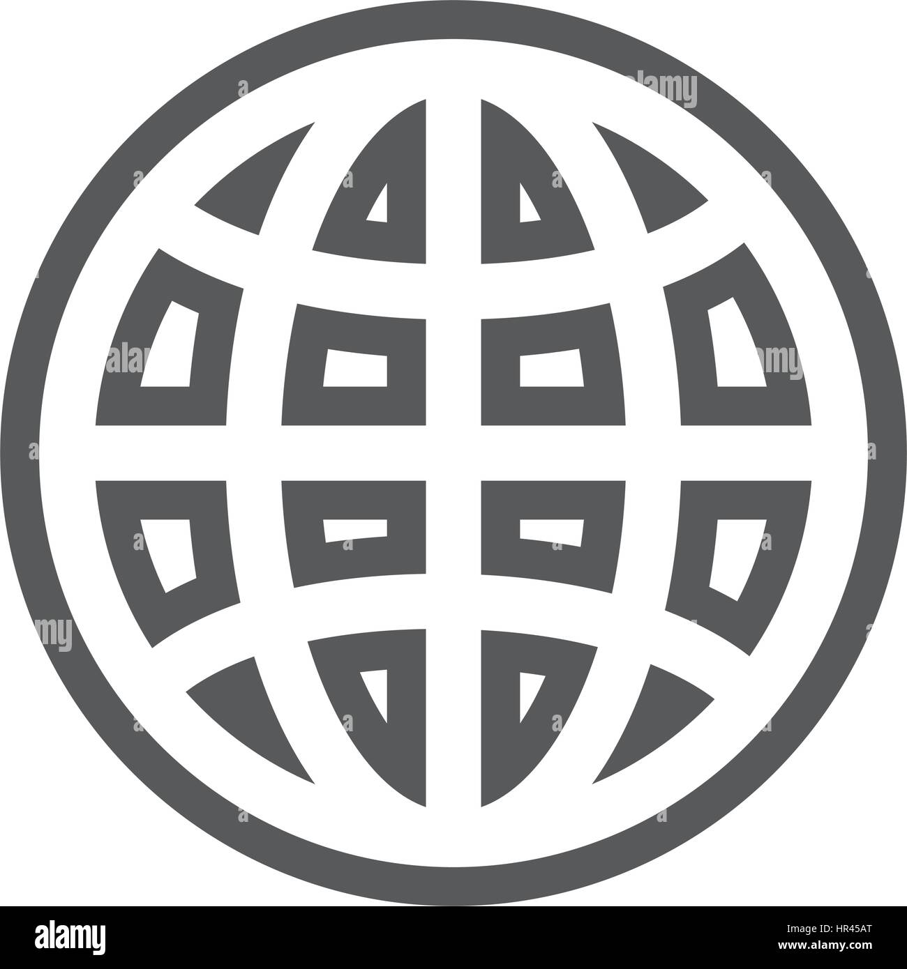 grayscale contour with emblem of world map Stock Vector Image & Art - Alamy