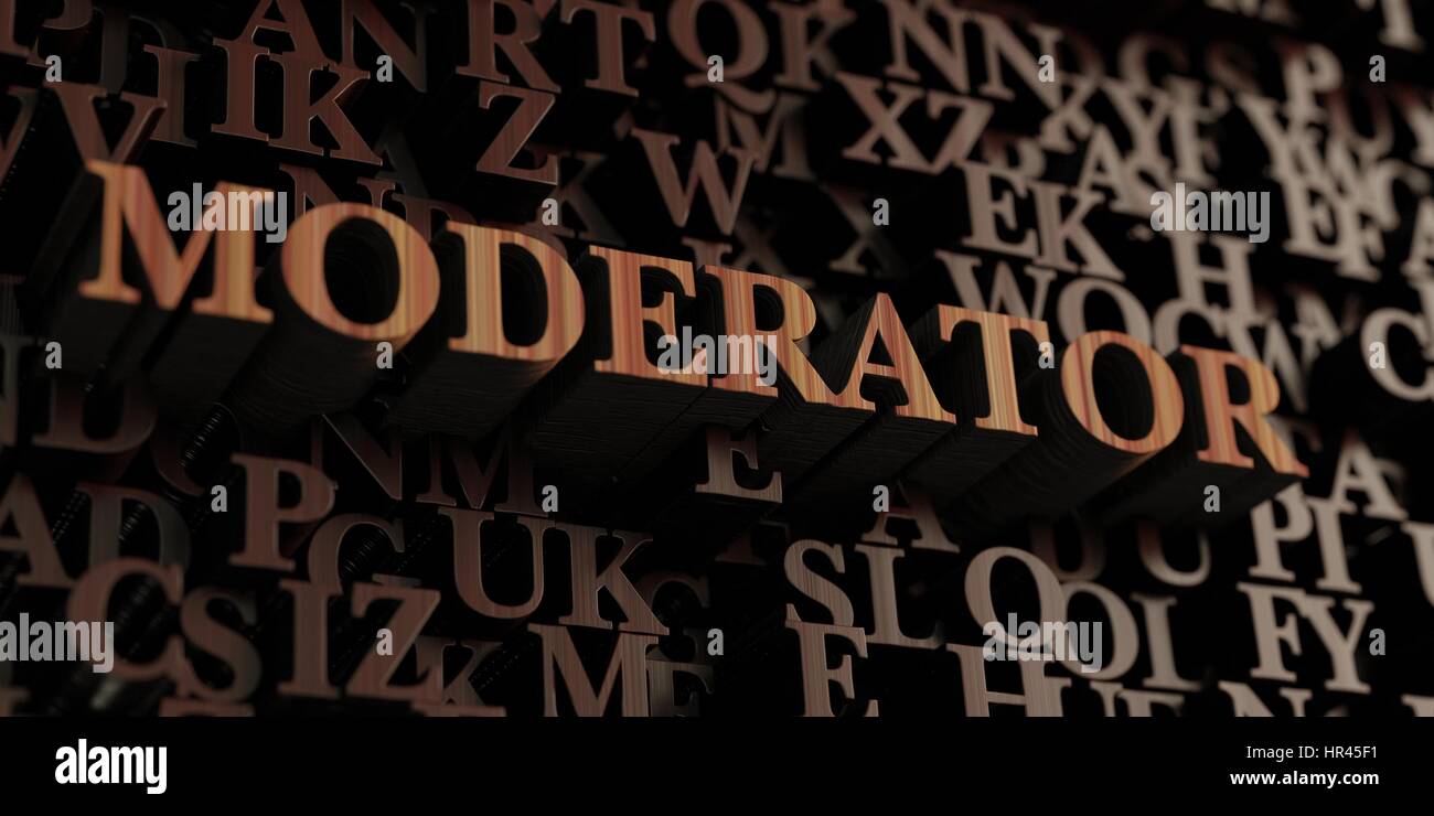 Moderator content hi-res stock photography and images - Alamy