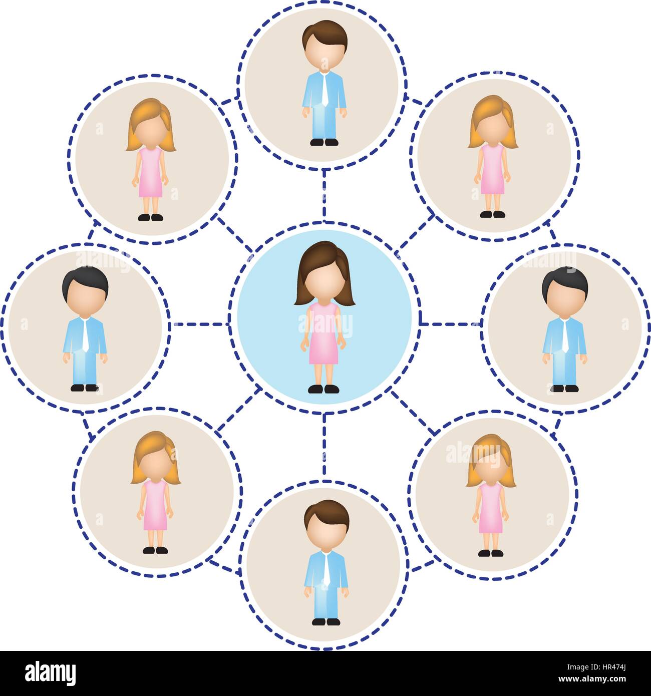 Employee work groups Stock Vector Images - Alamy