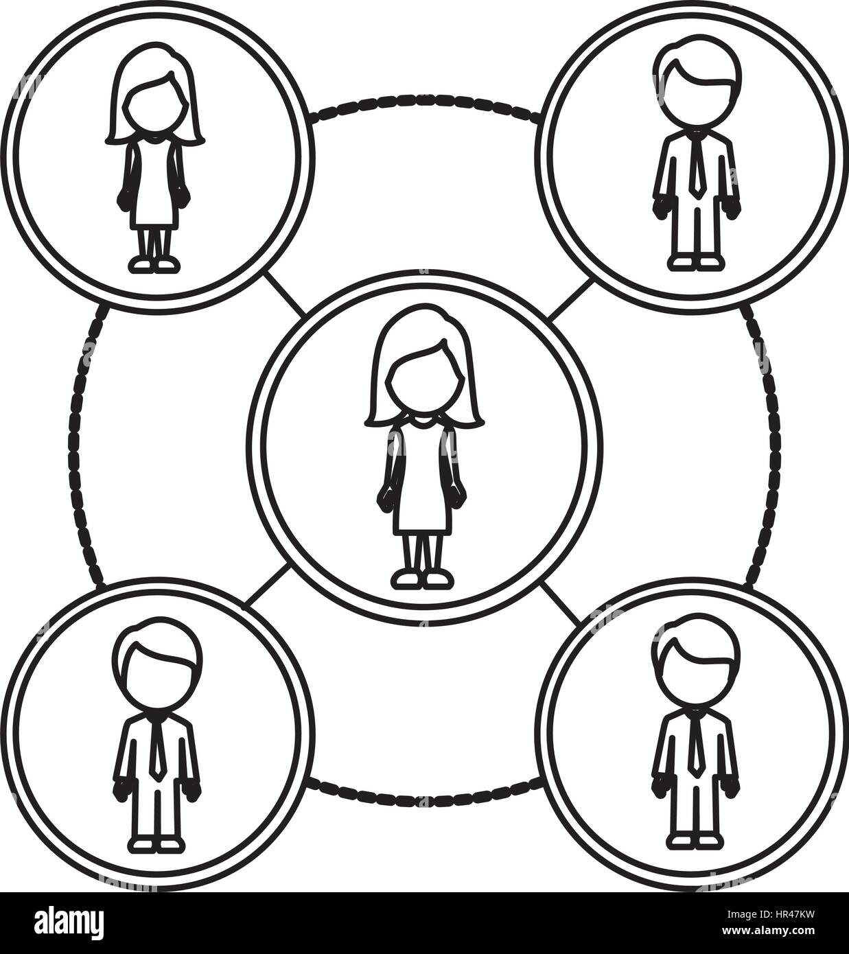 Schematic person icon hi-res stock photography and images - Alamy