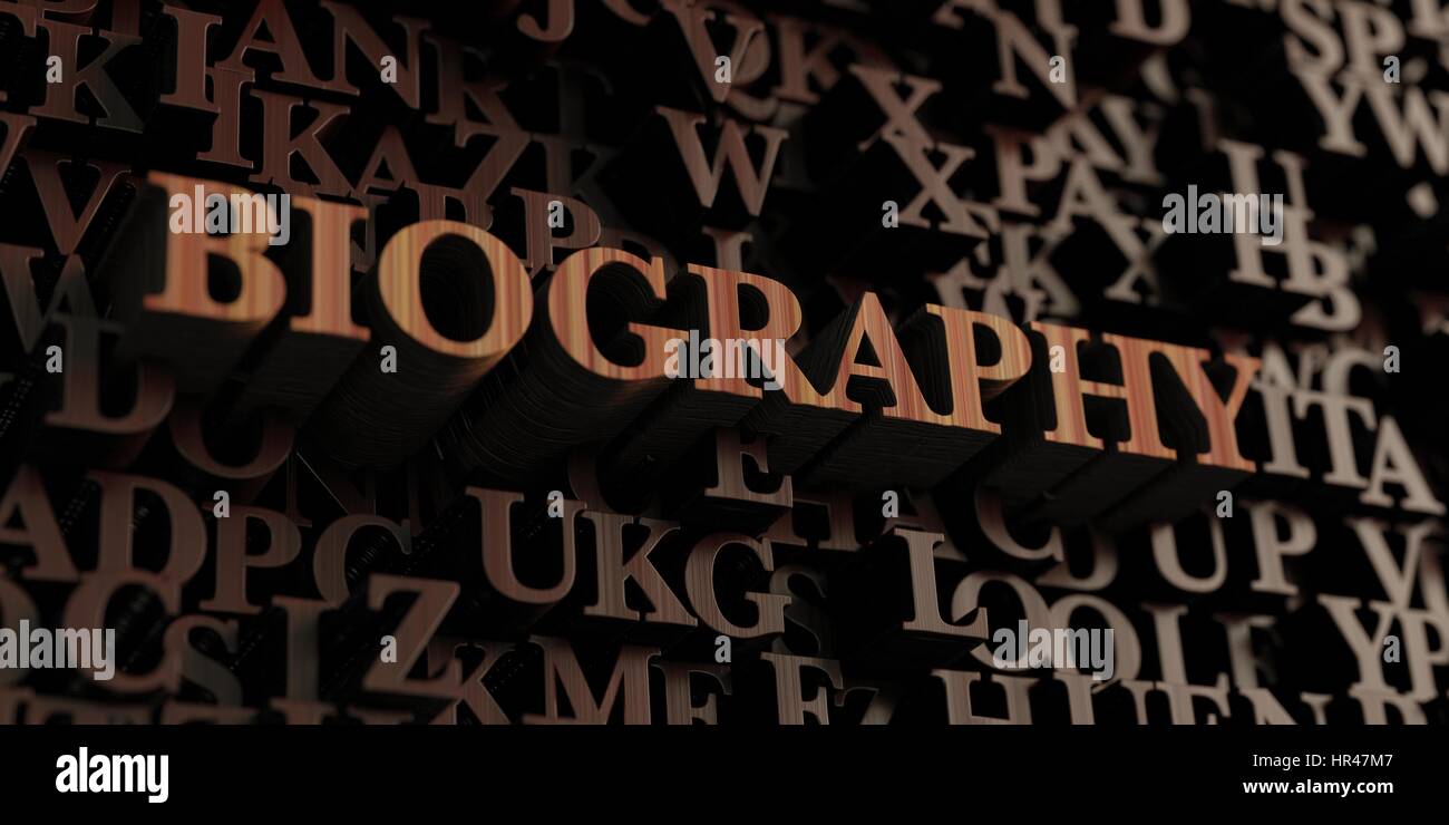 Advertising for his biography hi-res stock photography and images - Alamy