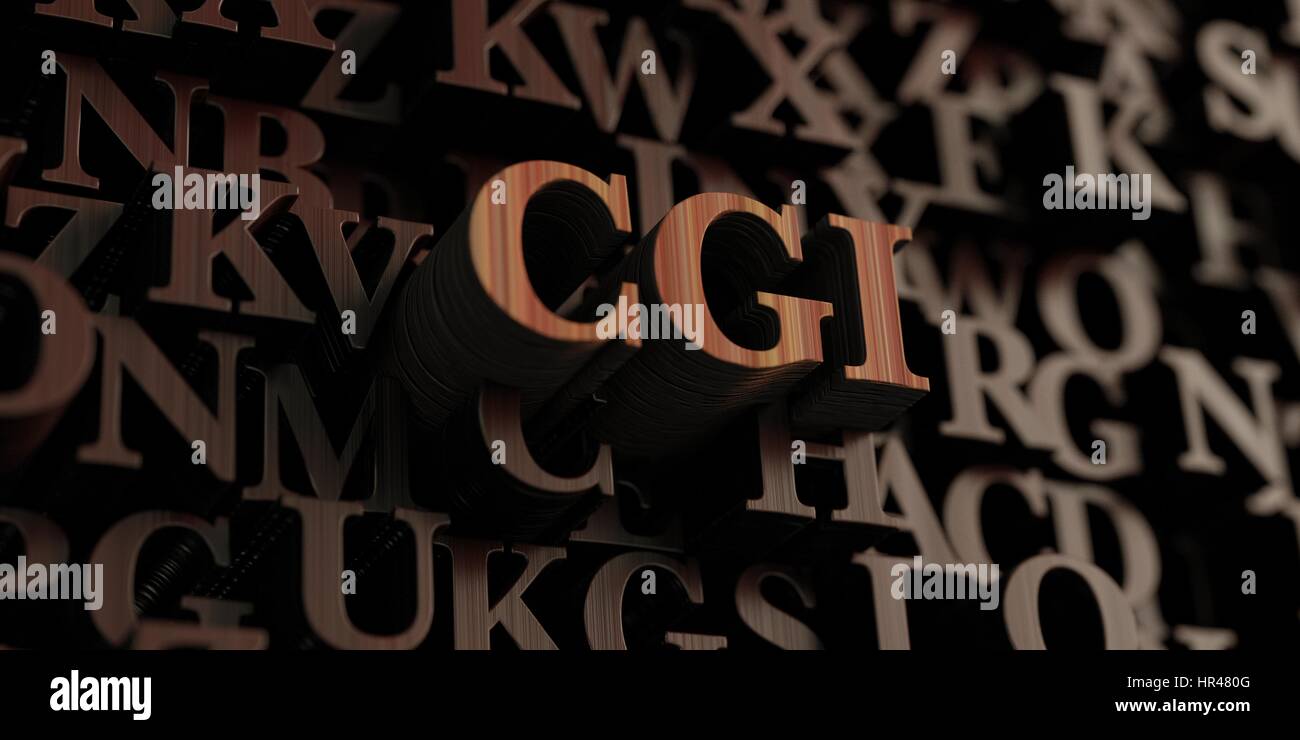 Cgi - Wooden 3D rendered letters/message. Can be used for an online ...