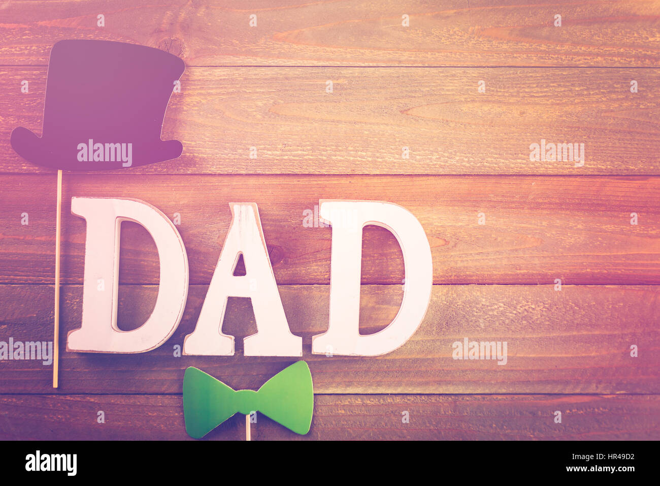 White letters DAD on a painted wood background Stock Photo - Alamy