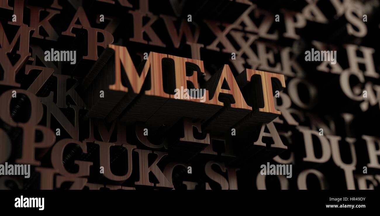 Meat alphabet letters hi-res stock photography and images - Alamy