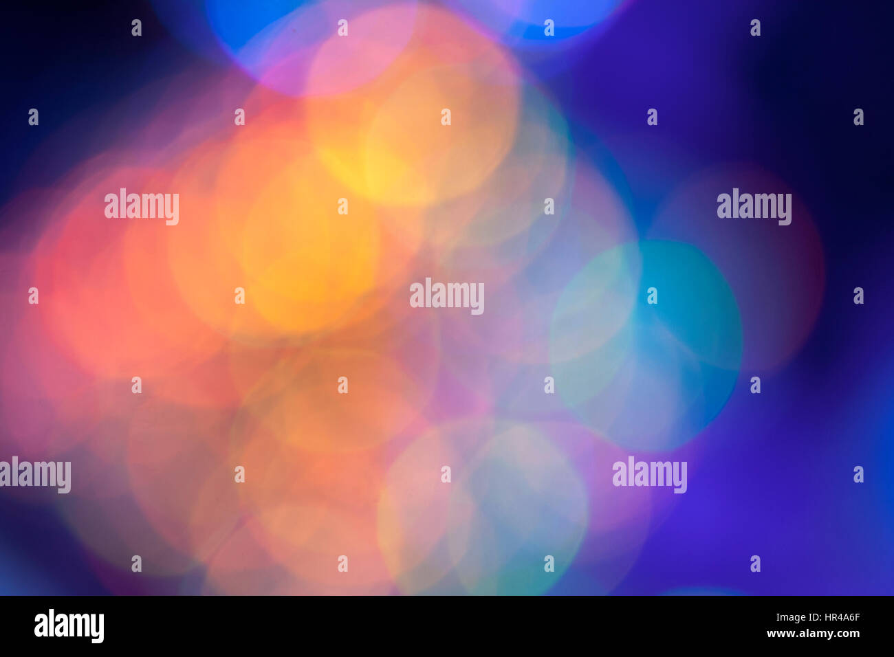 Out of focus bokeh of colourful lights Stock Photo - Alamy