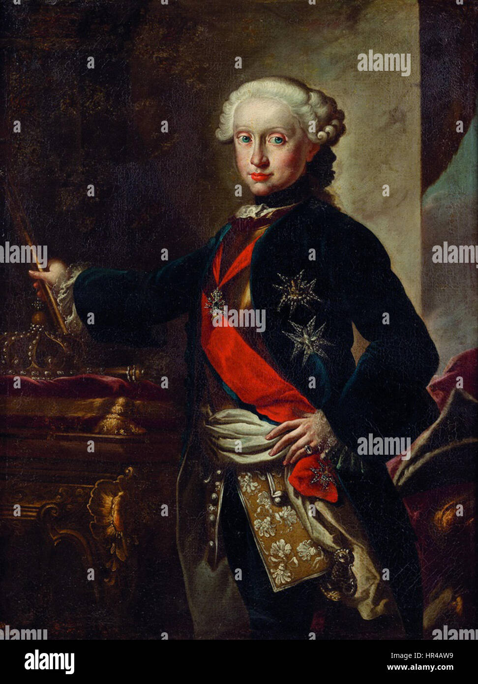 Neapolitan painter - Ferdinand IV of Naples Stock Photo - Alamy