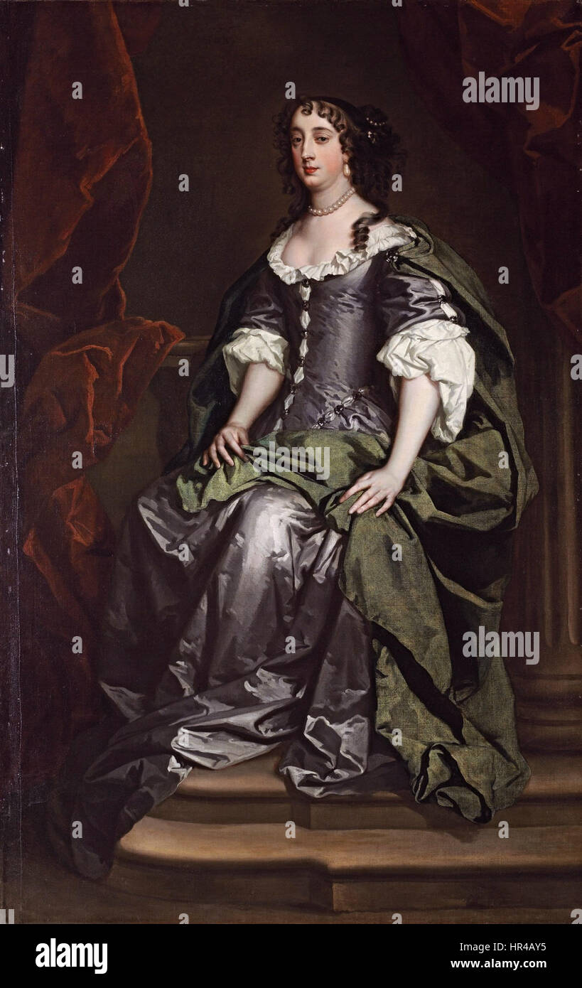 This portrait of Barbara Villiers, a prominent figure in 17th-century ...