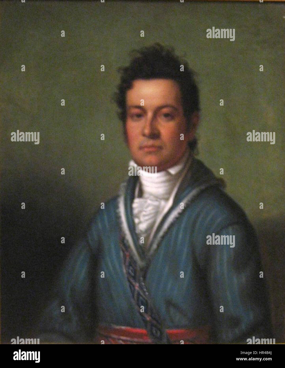 Portrait of David Vanon by Henry Inman, 1832-1833 Stock Photo - Alamy