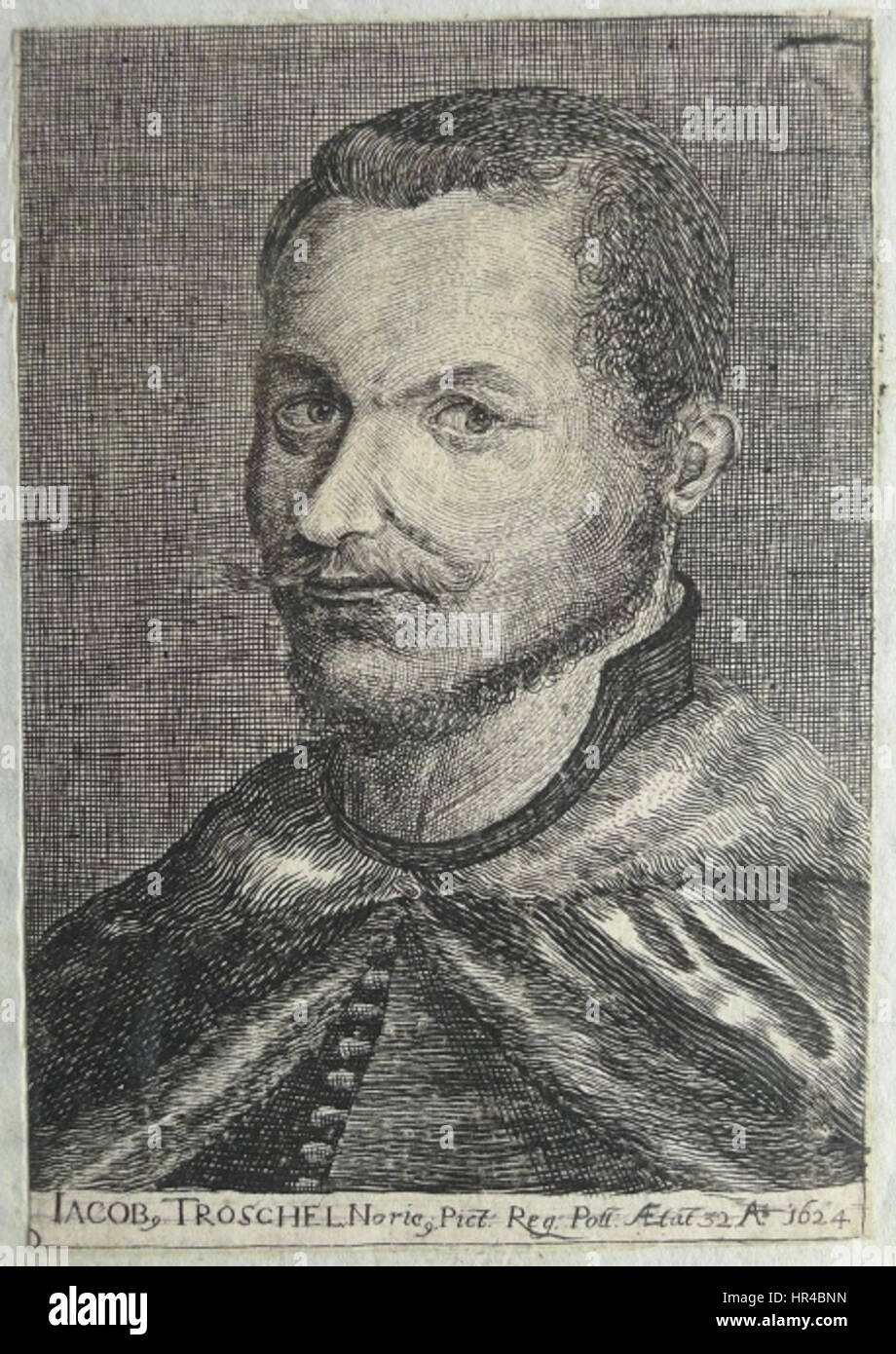 Peter Troschel Portrait of Jacob Troschel Stock Photo - Alamy