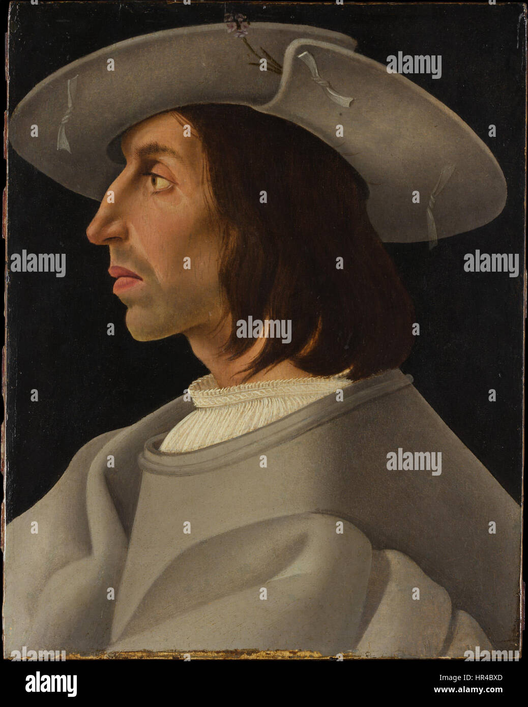 Portrait of a man in profile hi-res stock photography and images - Alamy