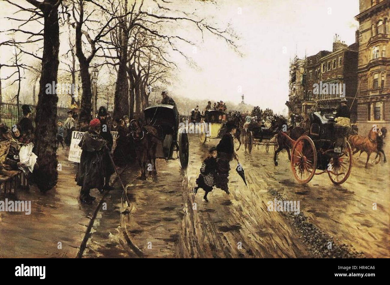 Bustling street scene captures hi-res stock photography and images - Alamy