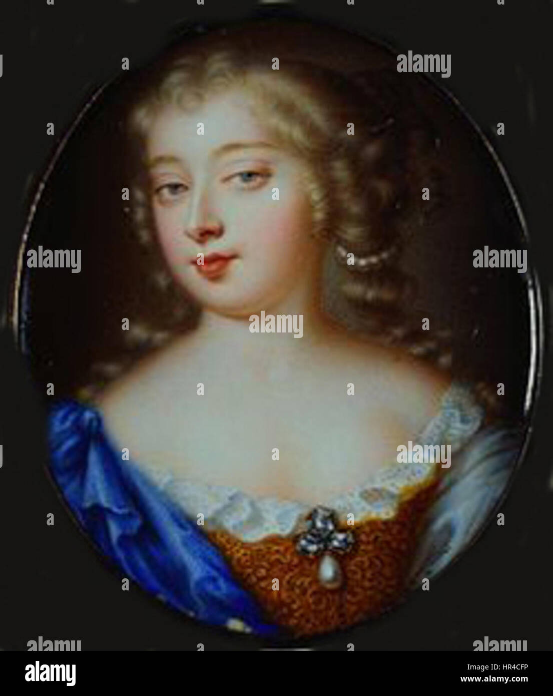 Jean Petitot's portrait of Jane Needham, created in the 17th century ...