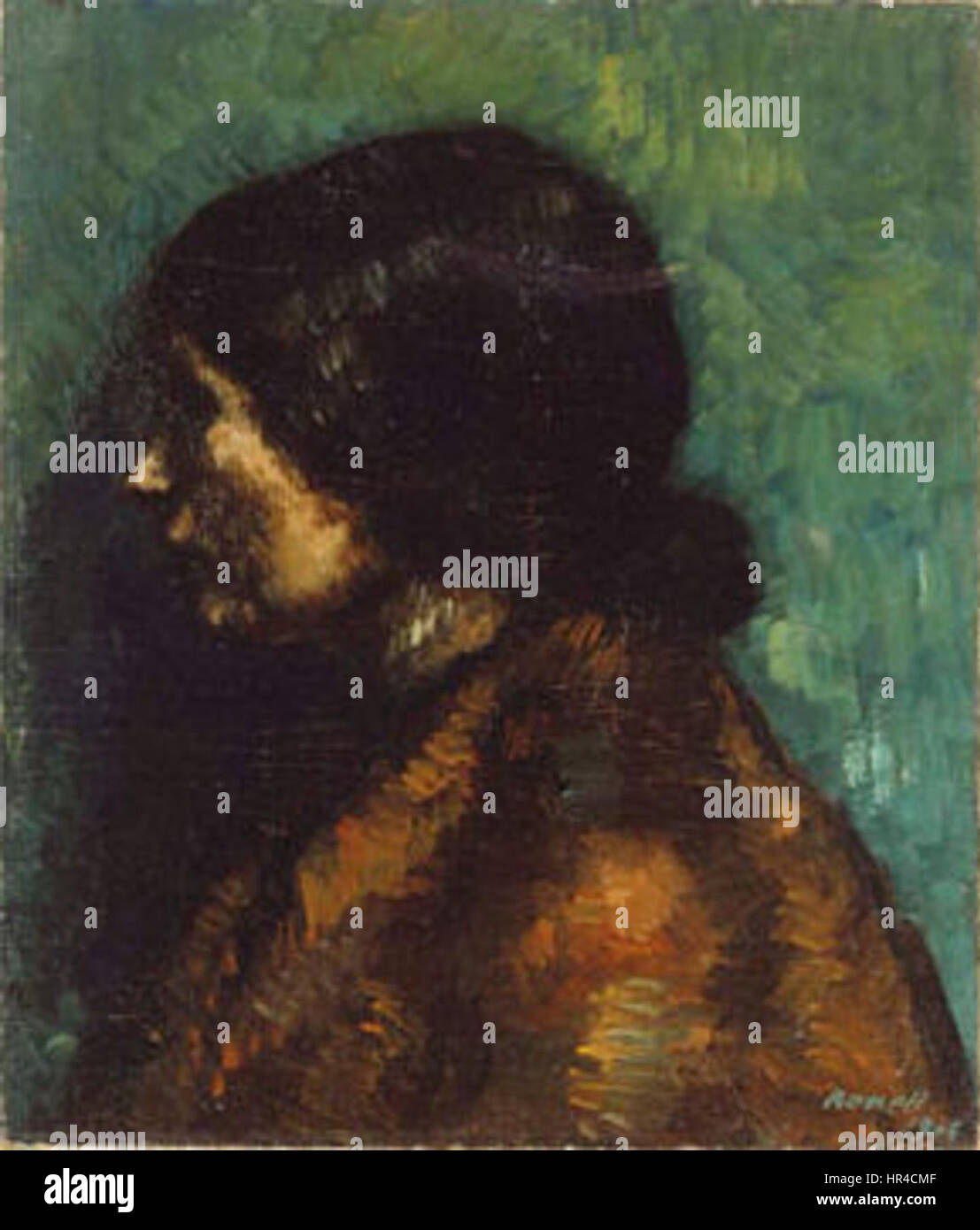 'Testa de gitana' by Nonell, painted in 1906, is a portrait of a gypsy ...