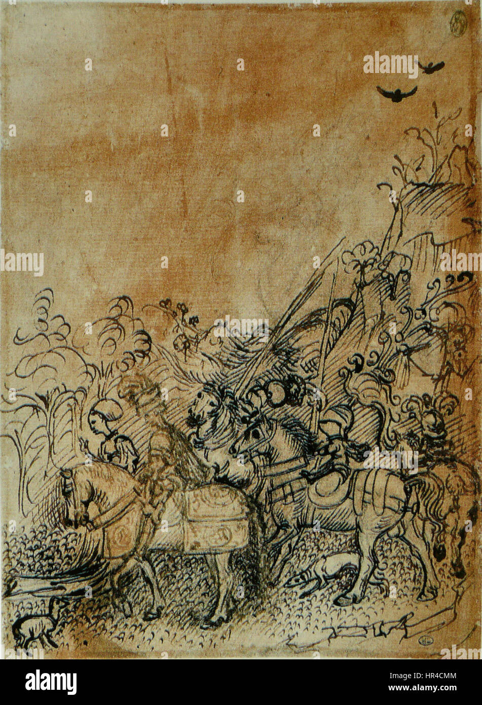 *Codex Vallardi* 2595 v by Pisanello is a collection of detailed ...