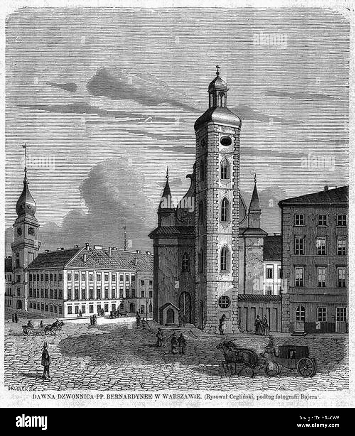 POL Warsaw Bernardine church Stock Photo - Alamy