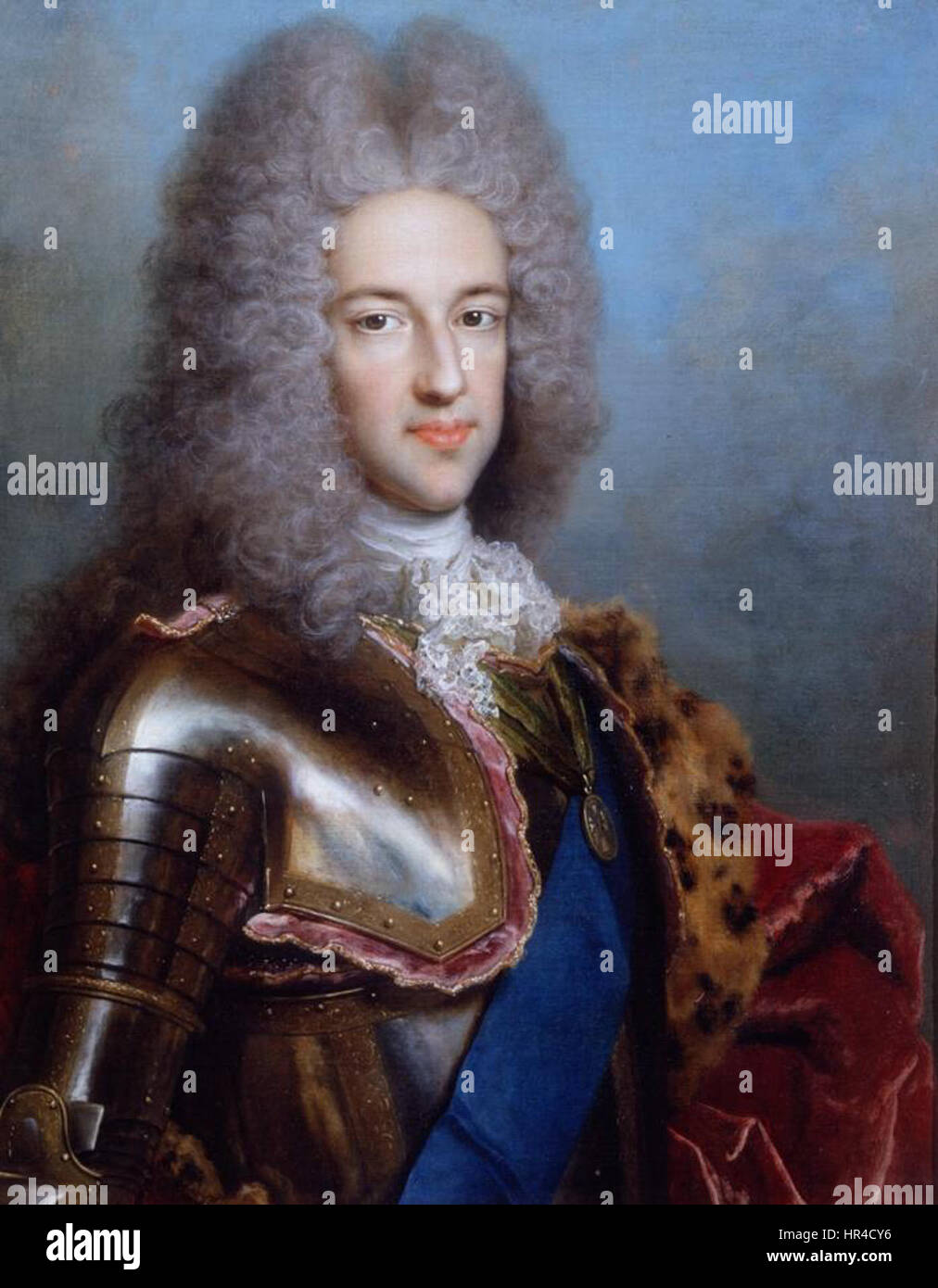 Portrait of James Francis Edward Stuart by Antonio David Stock Photo ...