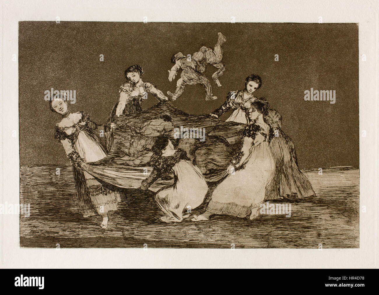 'Los Disparates' is a series of prints by Francisco de Goya, depicting ...