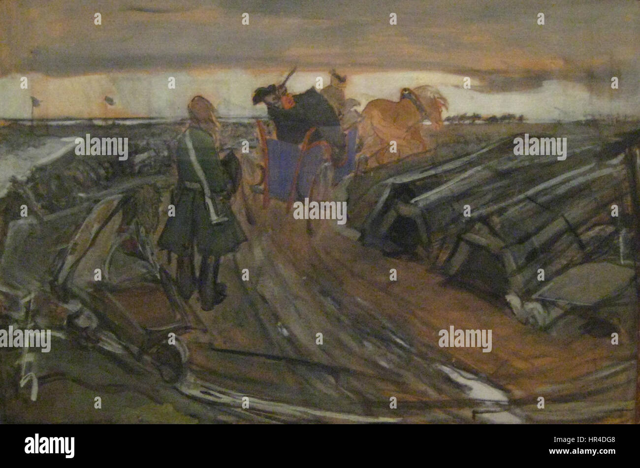 Peter I at works by V.Serov (1910-11 Stock Photo - Alamy