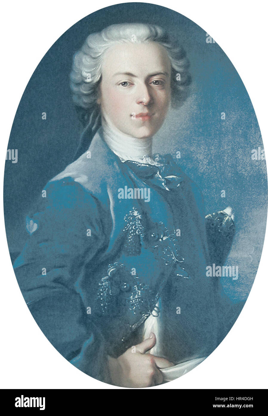 Portrait painting of Louis Alexandre of Bourbon, Prince of Lamballe by ...