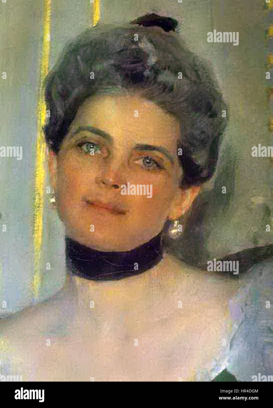 Portrait of Princess Zinaida Yusupova, Detail,1900-2 Stock Photo - Alamy