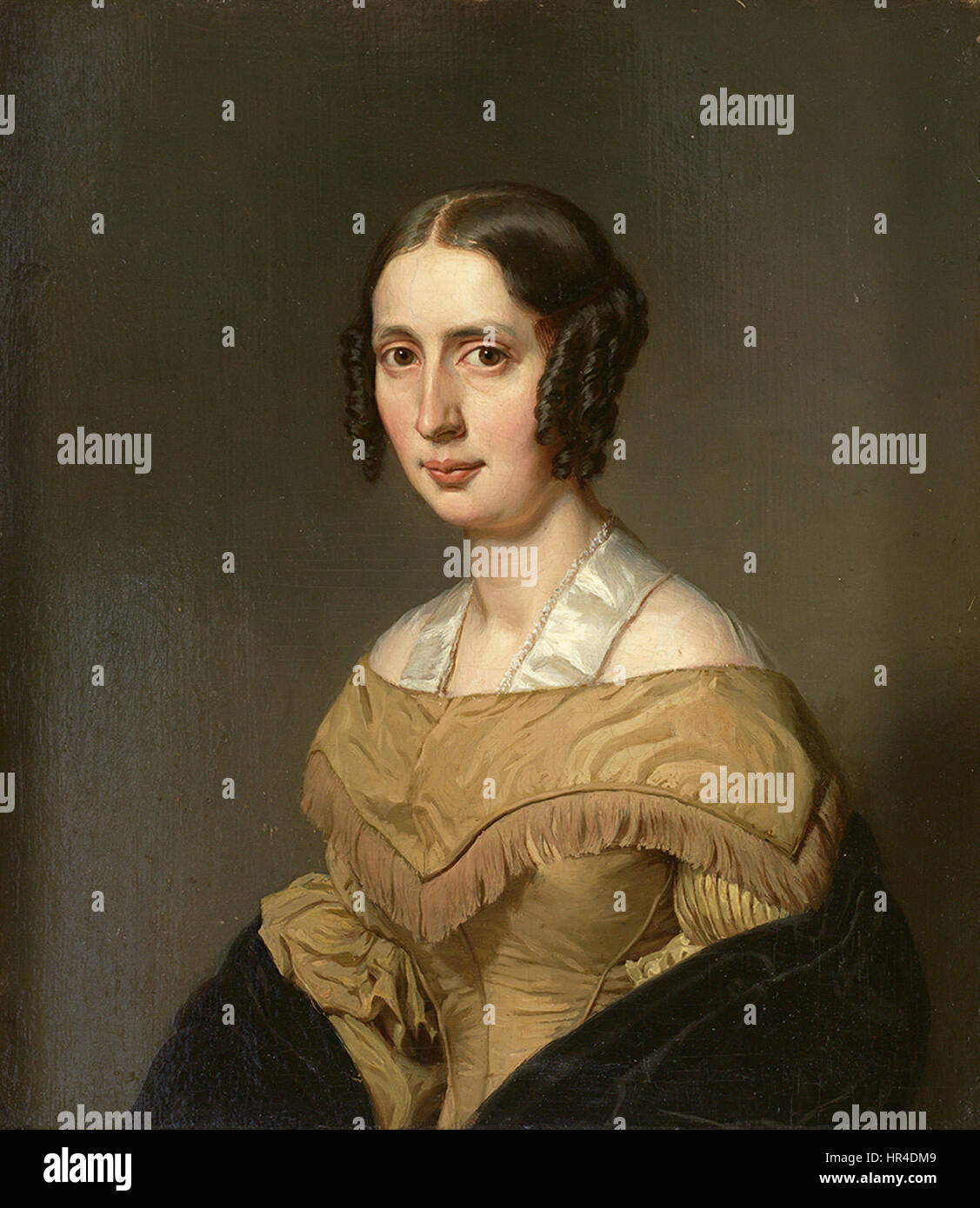 The portrait of Elisabeth Woltera van Rees-Koch, painted in the 18th ...