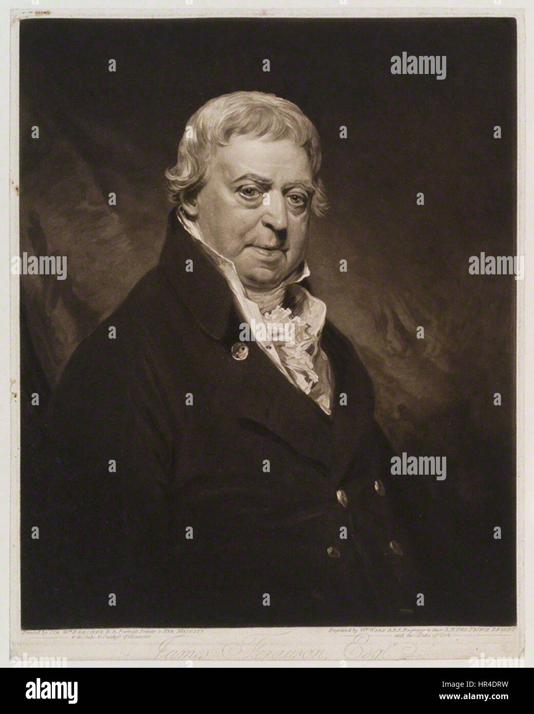 Portrait of James Ferguson Stock Photo - Alamy