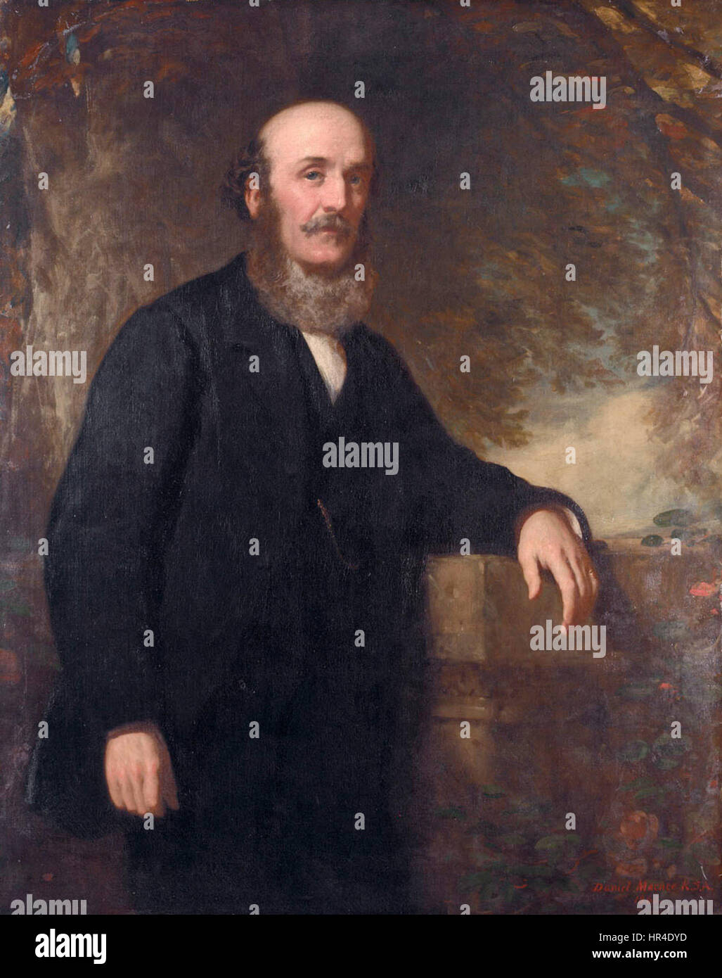 Peter Denny (1821-1895), by Daniel Macnee Stock Photo - Alamy