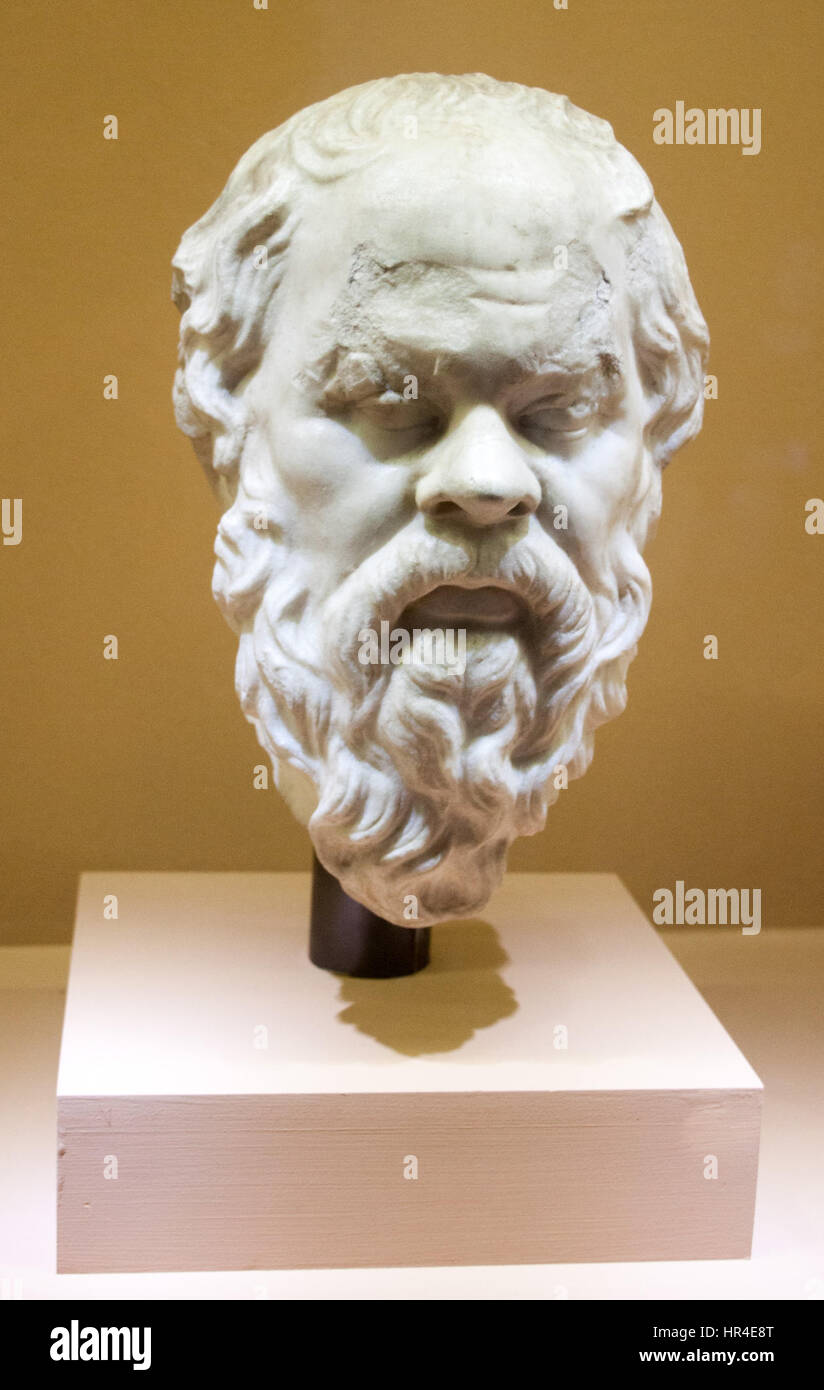 Socrates ancient greek portrait hi-res stock photography and images - Alamy