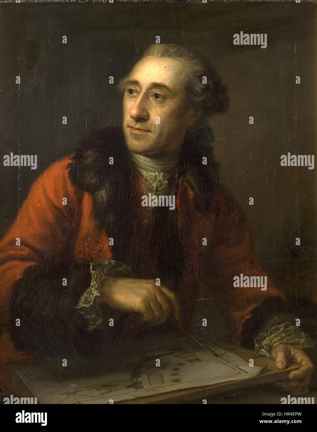 This 1764 portrait of Nicolas-Henri Jardin by Peder Als captures the ...