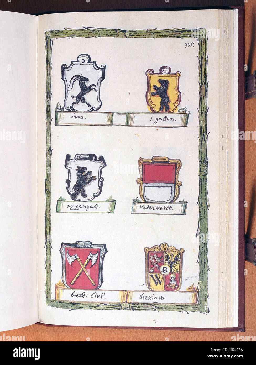 'Opus insignium armorumque 335' is a historical work focusing on coats ...