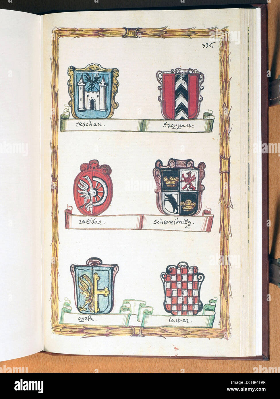 'Opus Insignium Armorumque 336' is a heraldic work featuring a ...