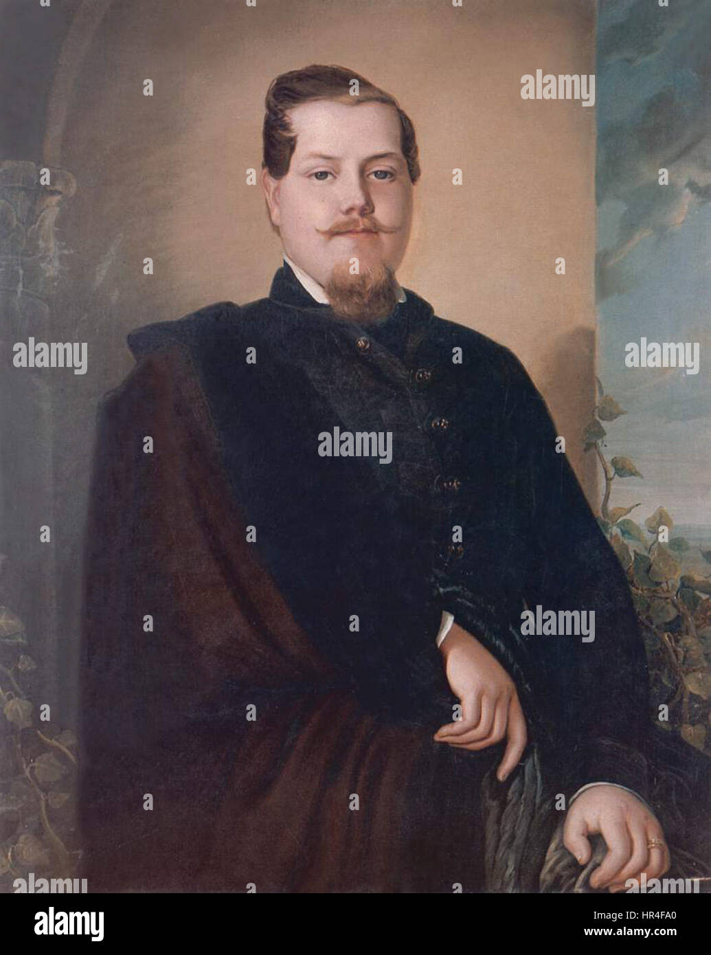 'Vilmos Rickl' by Orlai Antal is a portrait of the Hungarian nobleman ...