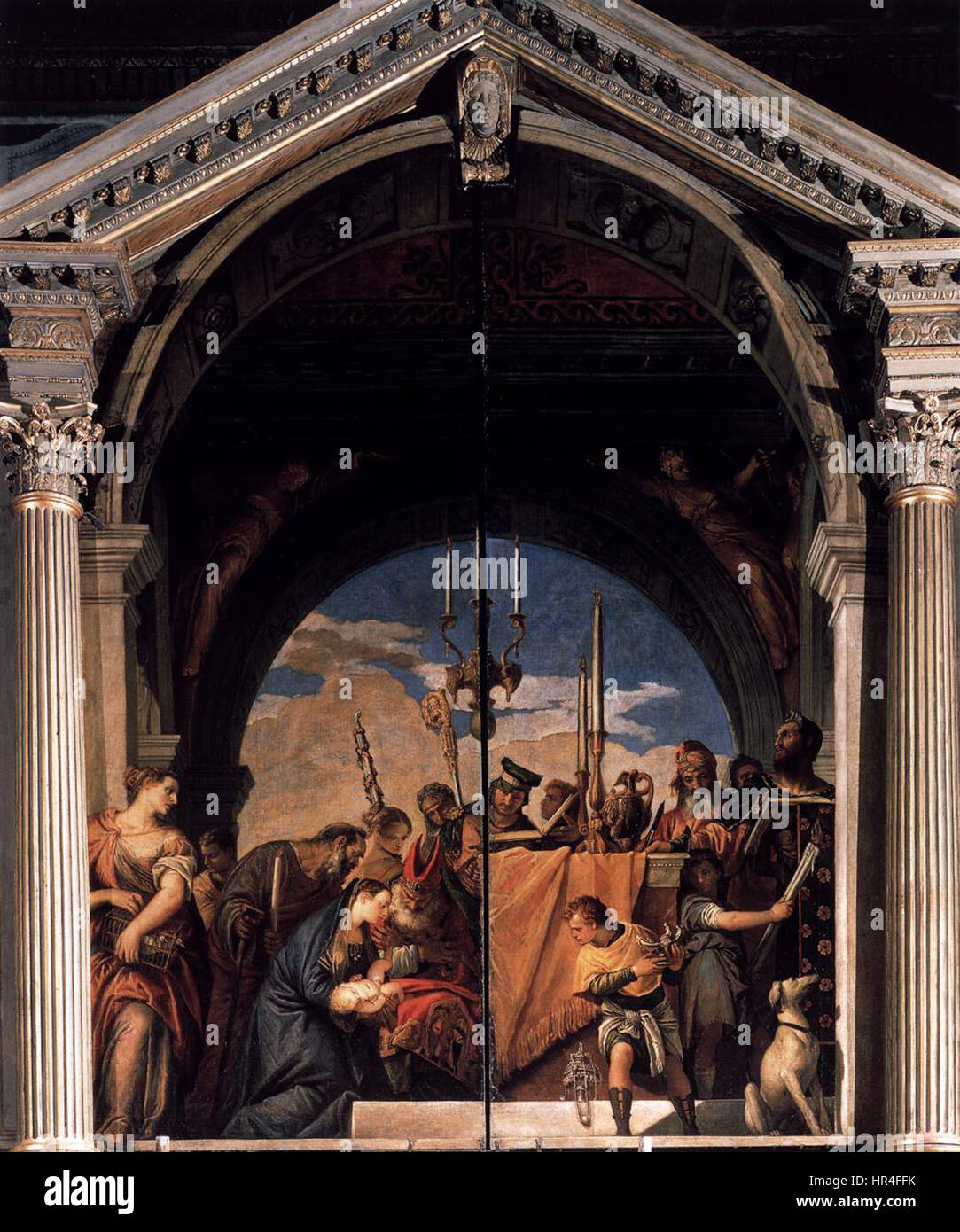 'Presentation in the Temple' by Paolo Veronese depicts the biblical ...