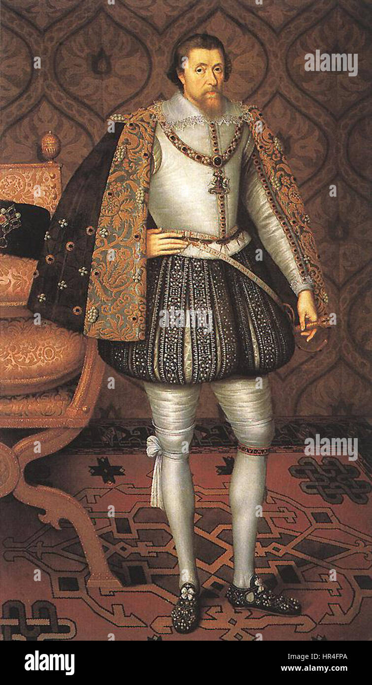 King james i hi-res stock photography and images - Alamy