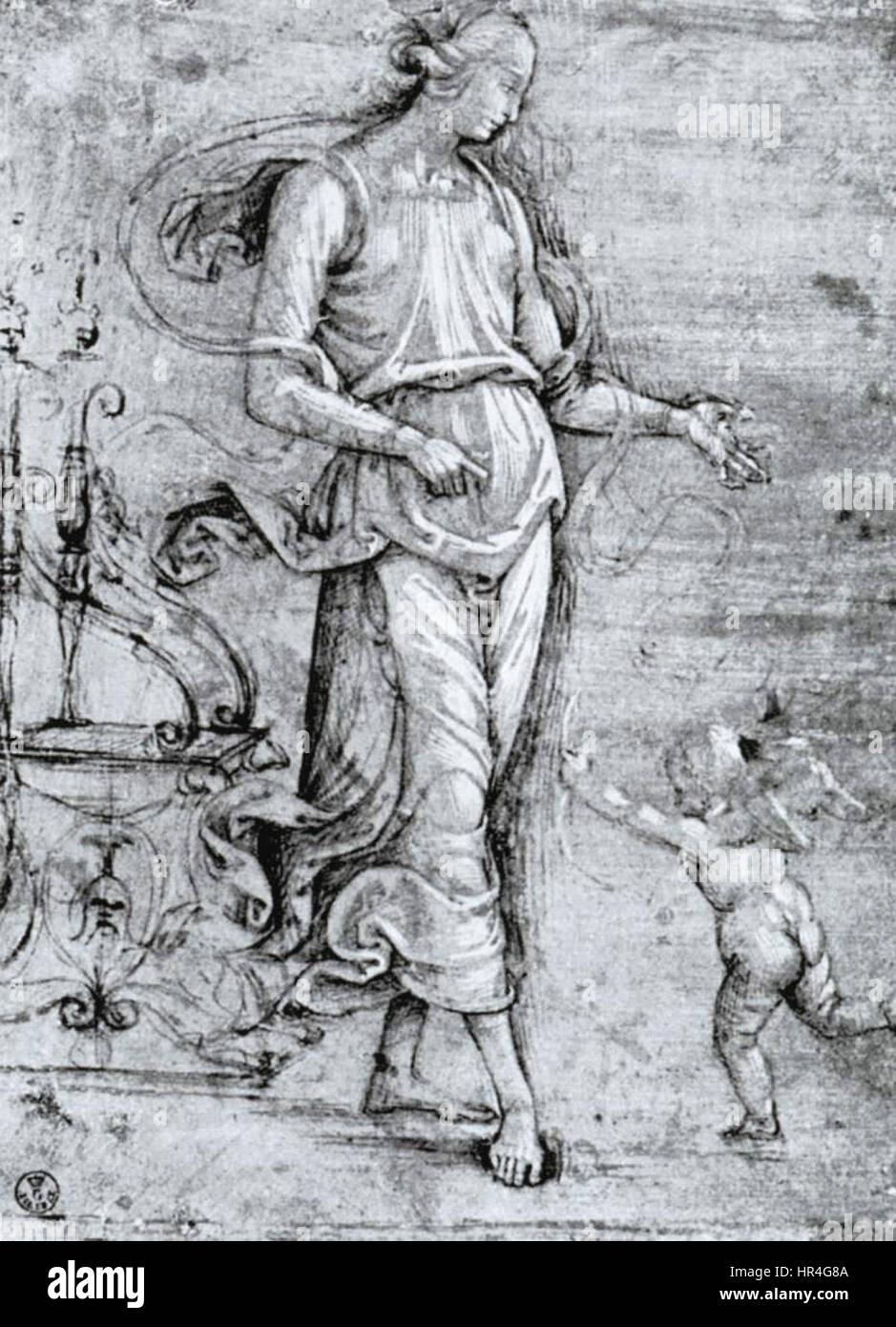 Pietro Perugino’s 'Venus and Cupid' depicts the classical figures from ...