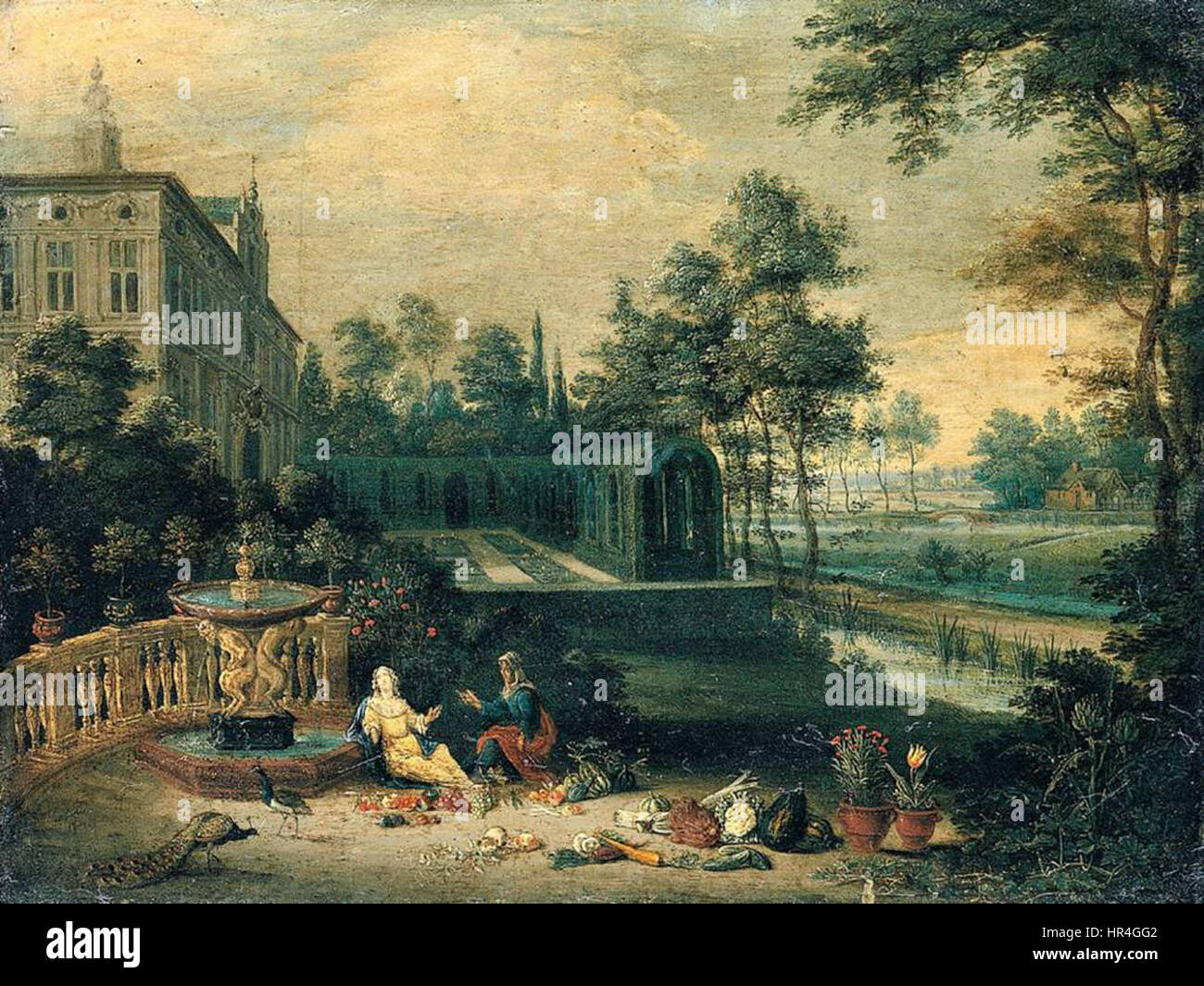 Pieter Gijsels’ 'Vertumnus and Pomona' portrays the mythological love ...