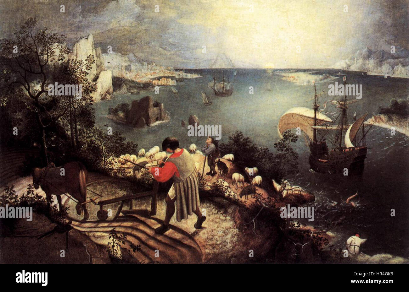 Landscape with the fall of icarus hi-res stock photography and images ...