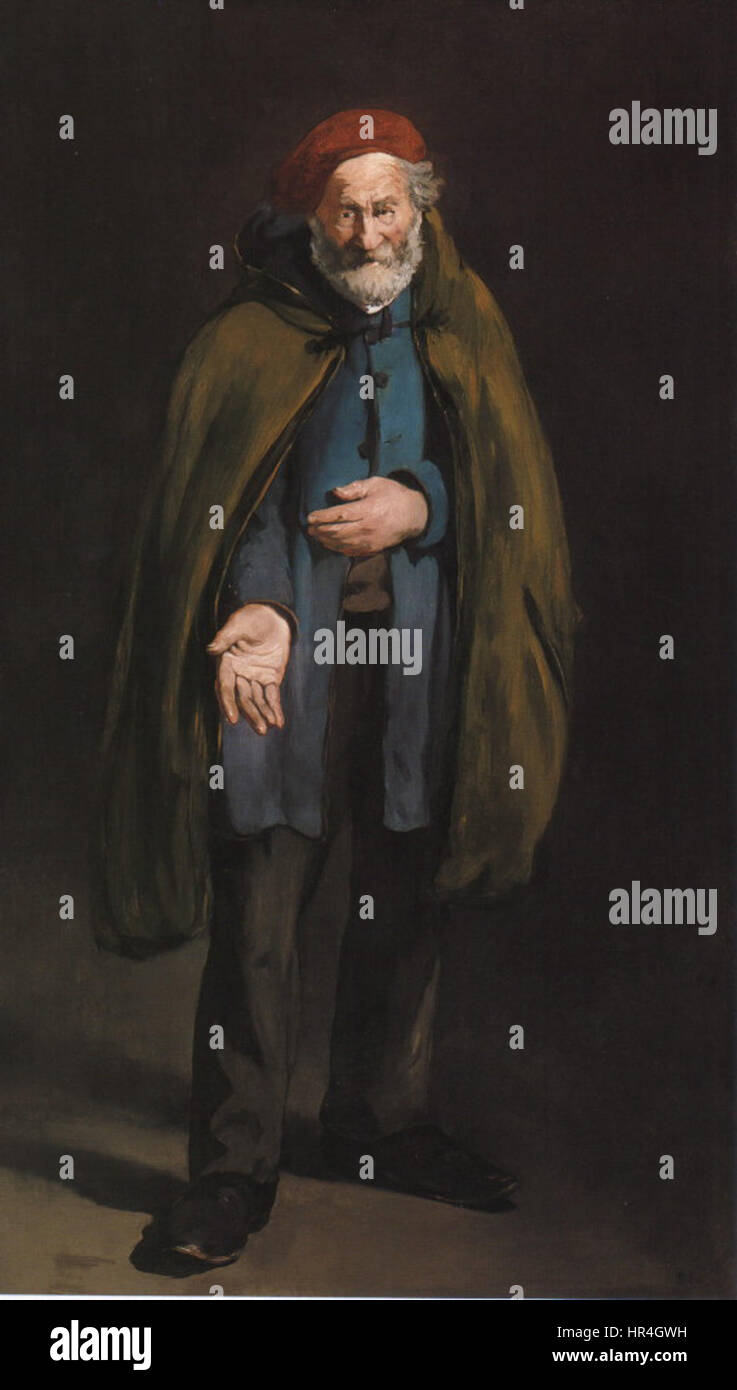 Philosopher with Out-strechted Hand Stock Photo - Alamy