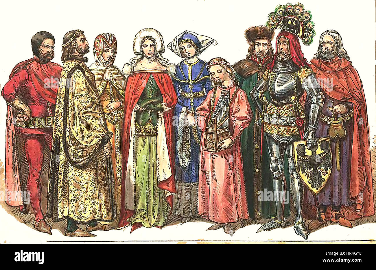 Polish magnates 1333-1434 Stock Photo - Alamy