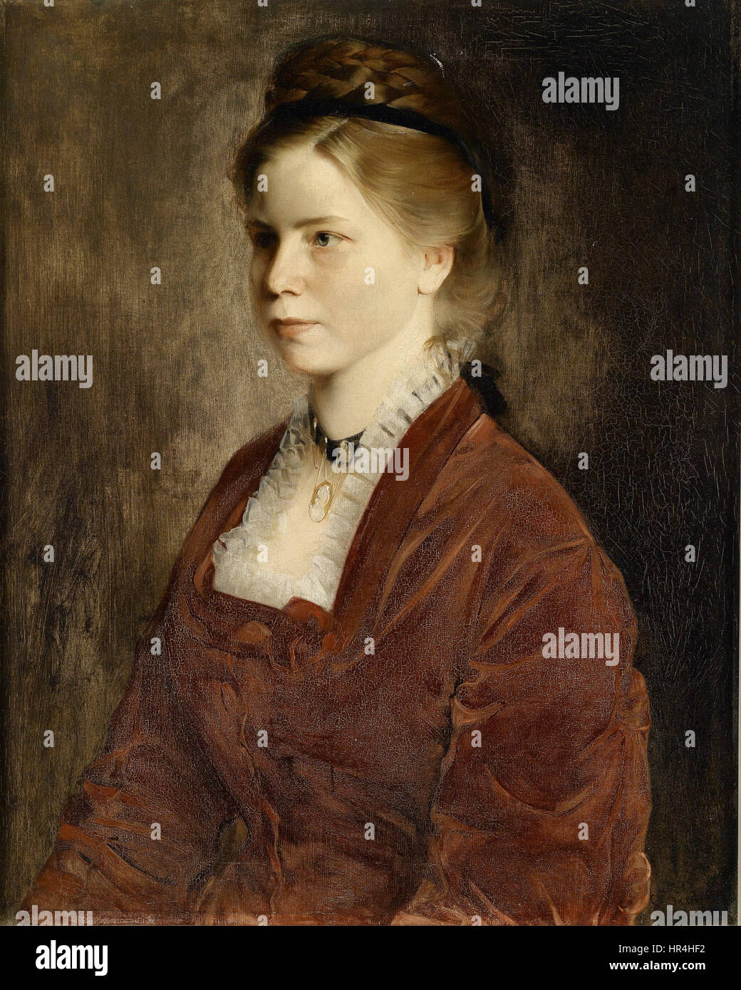 This portrait of Emma Wickerhauser is a fine example of 19th-century ...