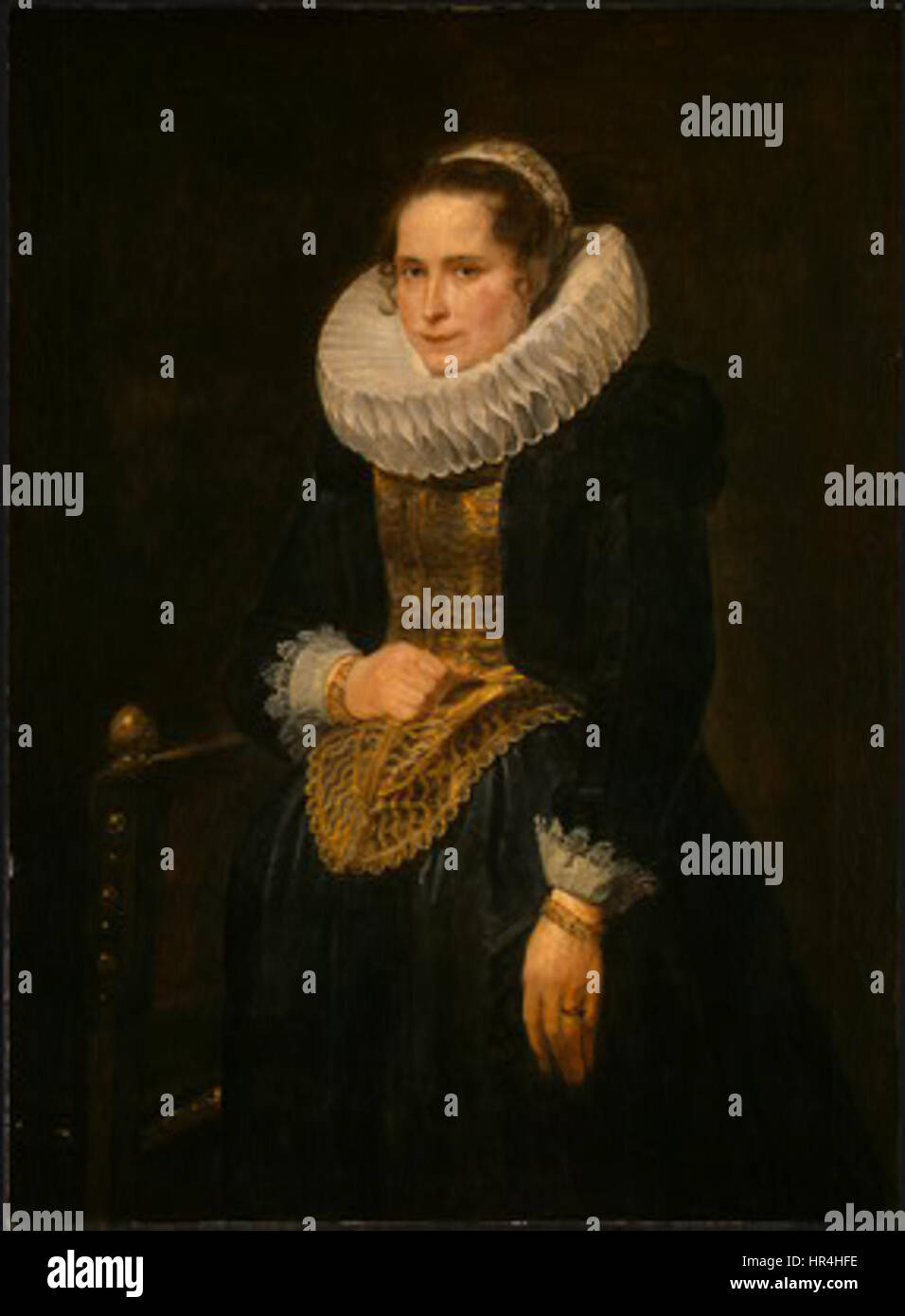 Portrait of a Flemish Lady Stock Photo - Alamy
