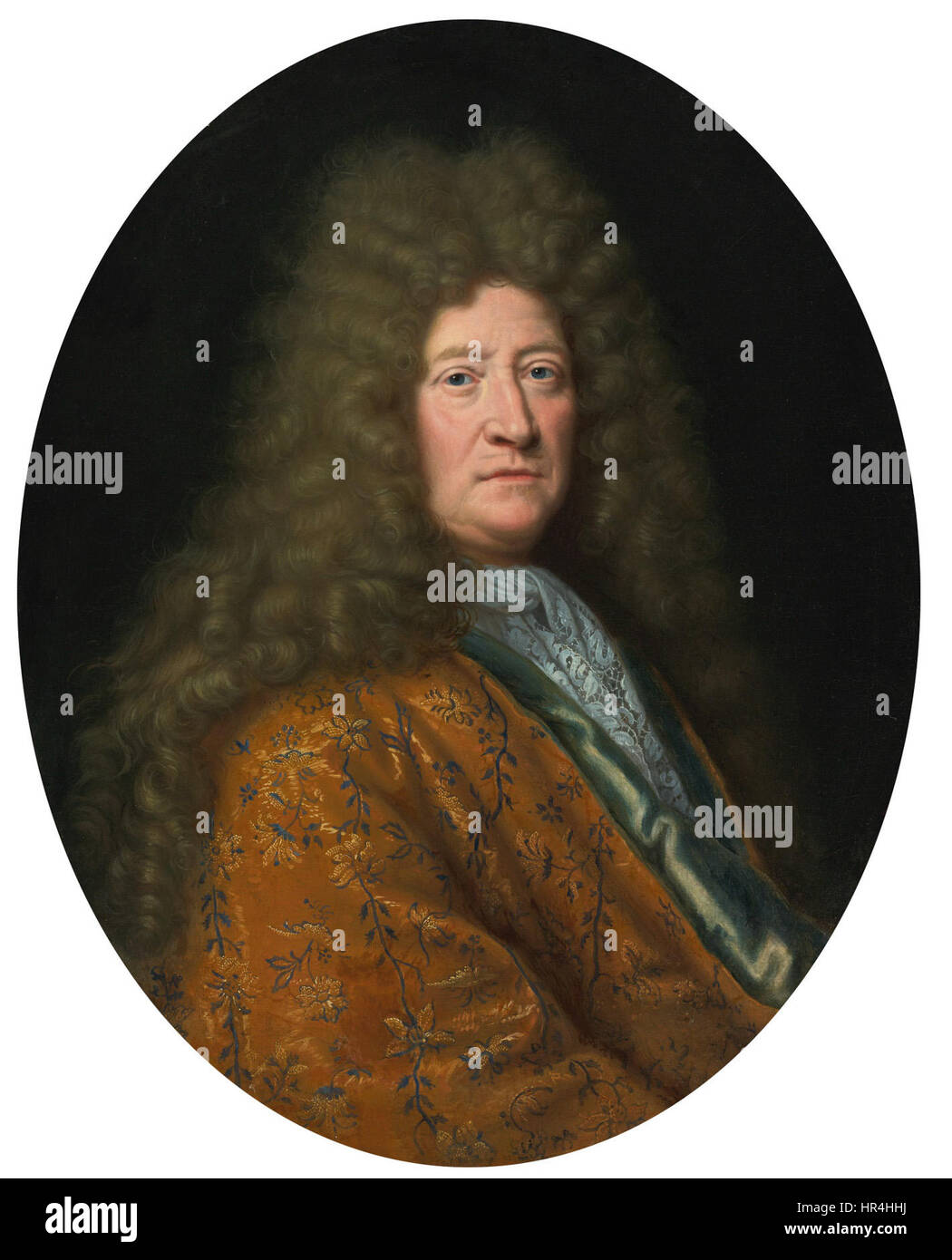 This portrait by Pierre Mignard, a French Baroque artist, depicts ...