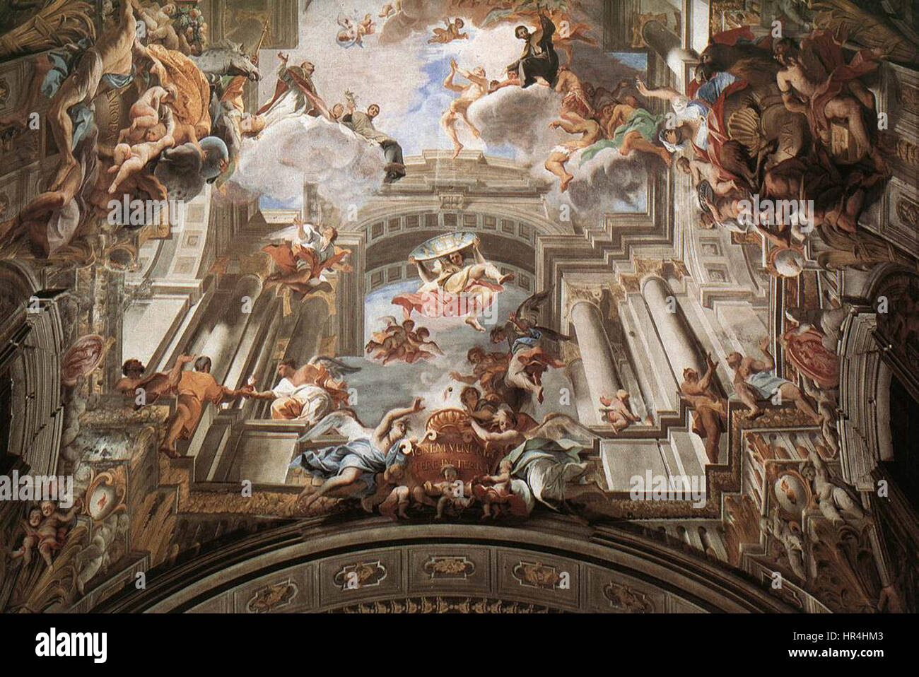 Pozzo Allegory of the Jesuits Missionary Work 02 Stock Photo - Alamy