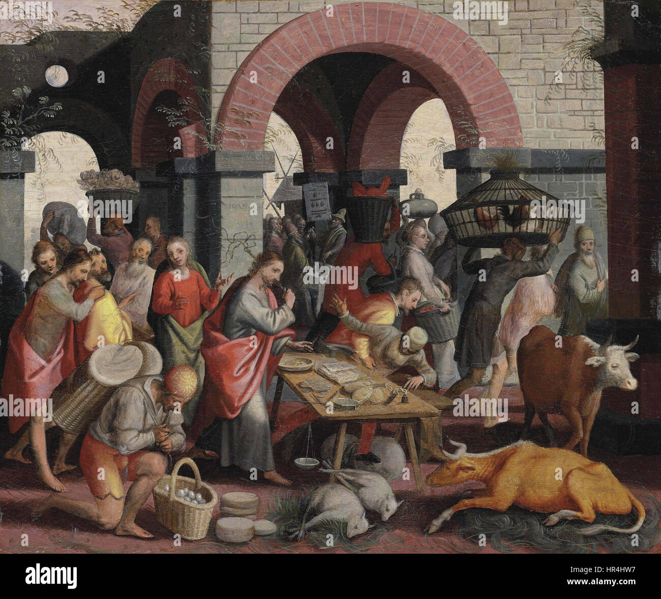 Christ cleansing the temple hi-res stock photography and images - Alamy