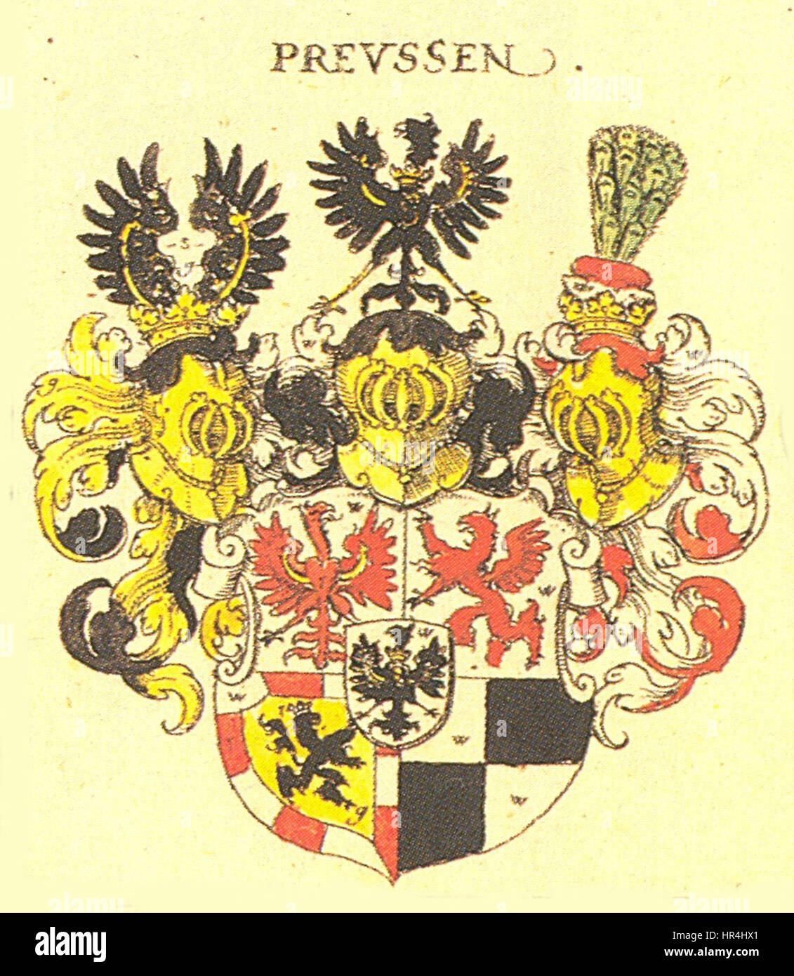The 'Herzogtum' from Preussen Siebmacher refers to the heraldic emblem ...