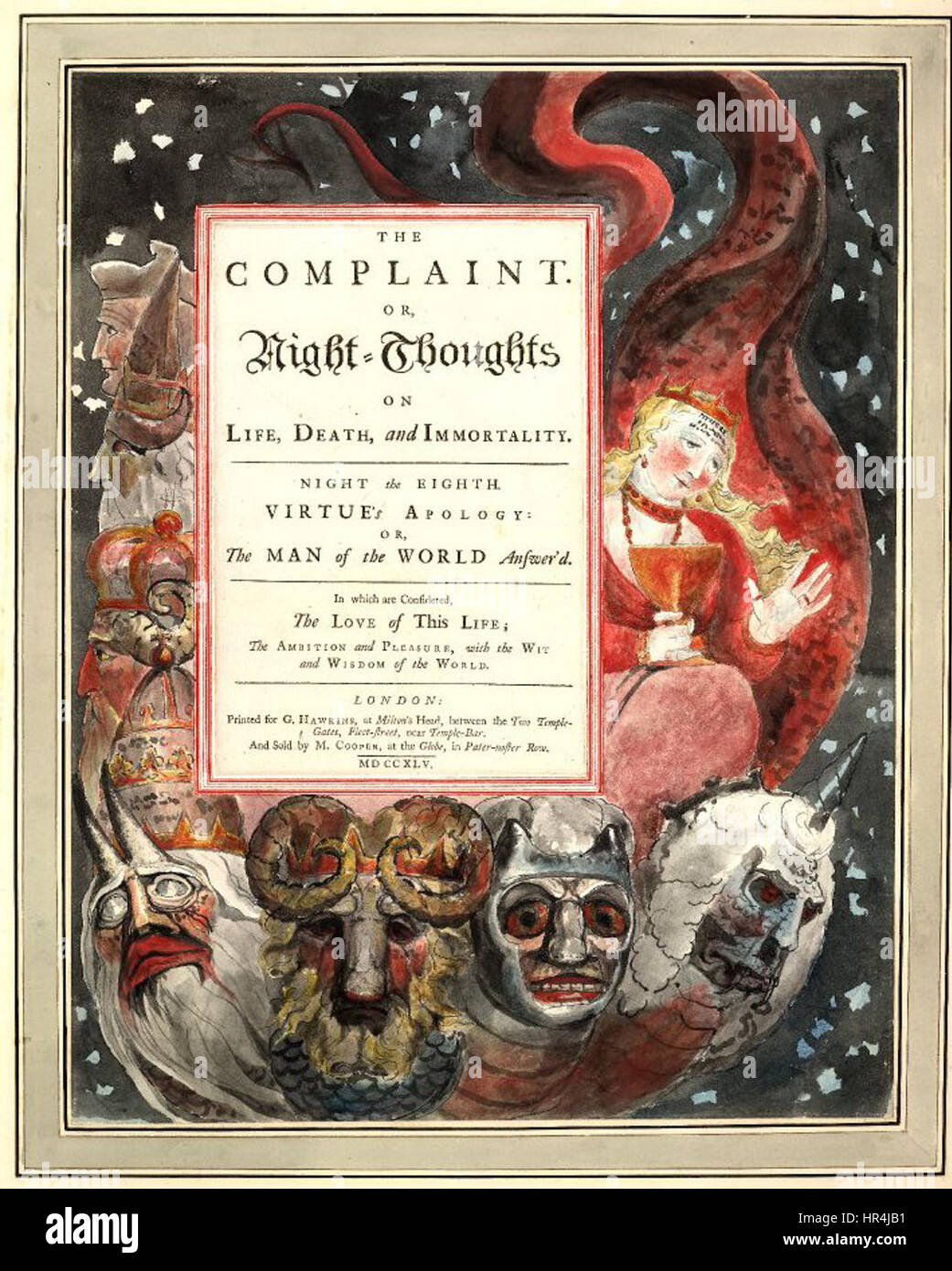 'Night Thoughts' by William Blake is a watercolor series based on ...