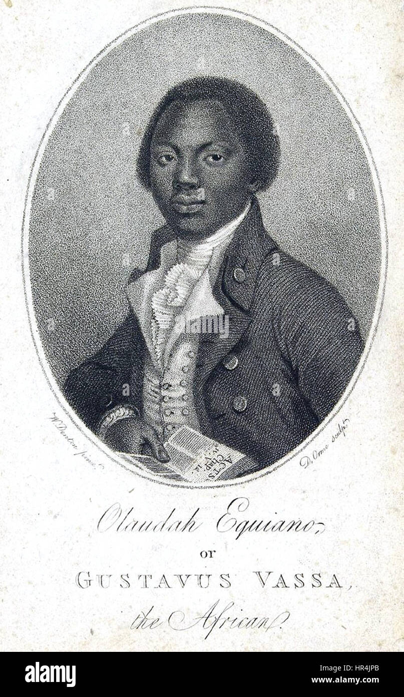 Olaudah Equiano - Project Gutenberg eText 15399 Stock Photo - Alamy