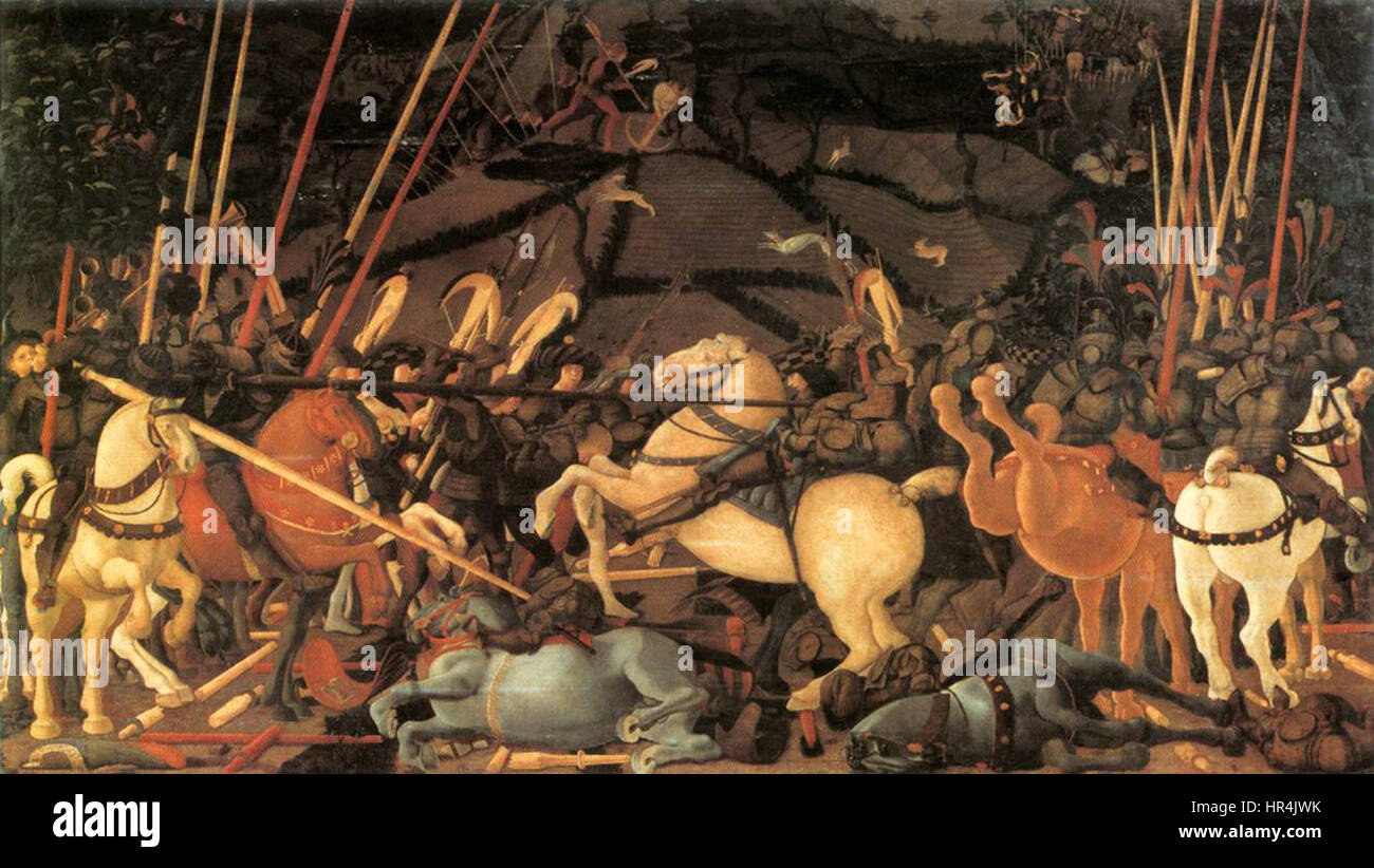 Paolo Uccello's painting depicts Bernardino della Ciarda, a historical ...