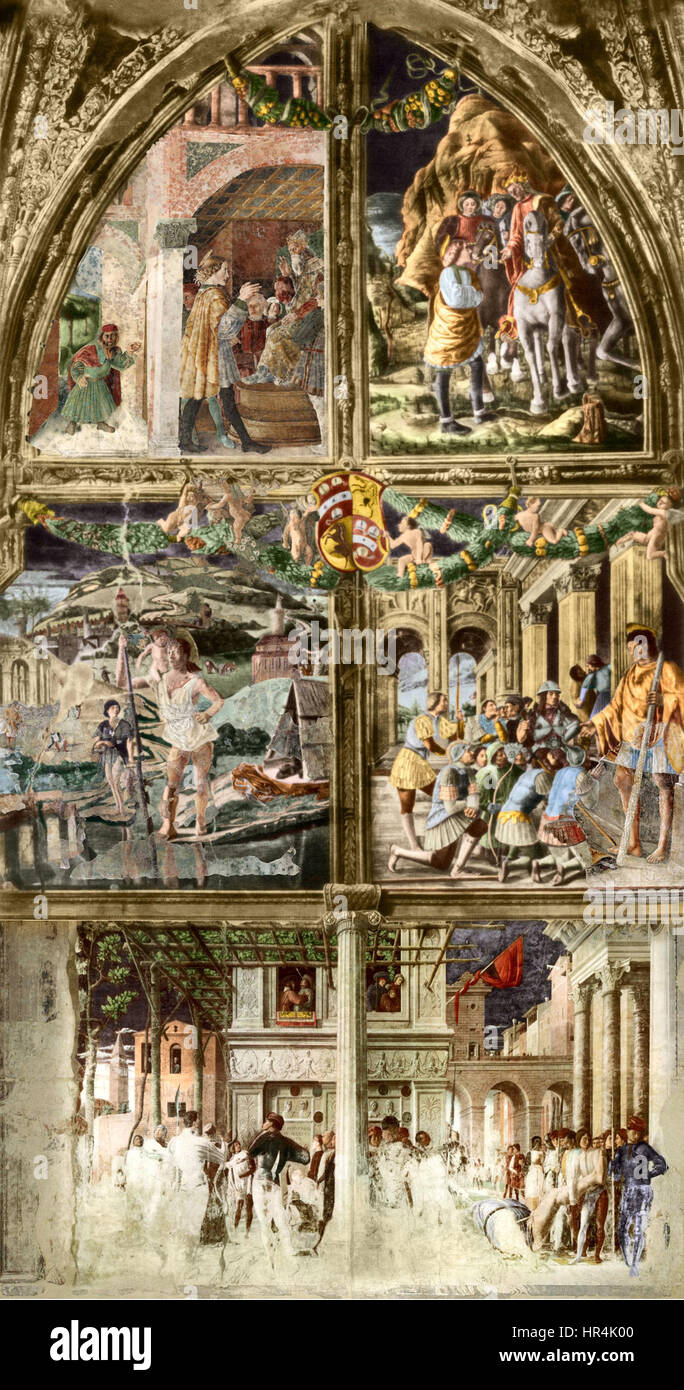 The 'Storie di San Cristoforo' (Stories of Saint Christopher) by ...